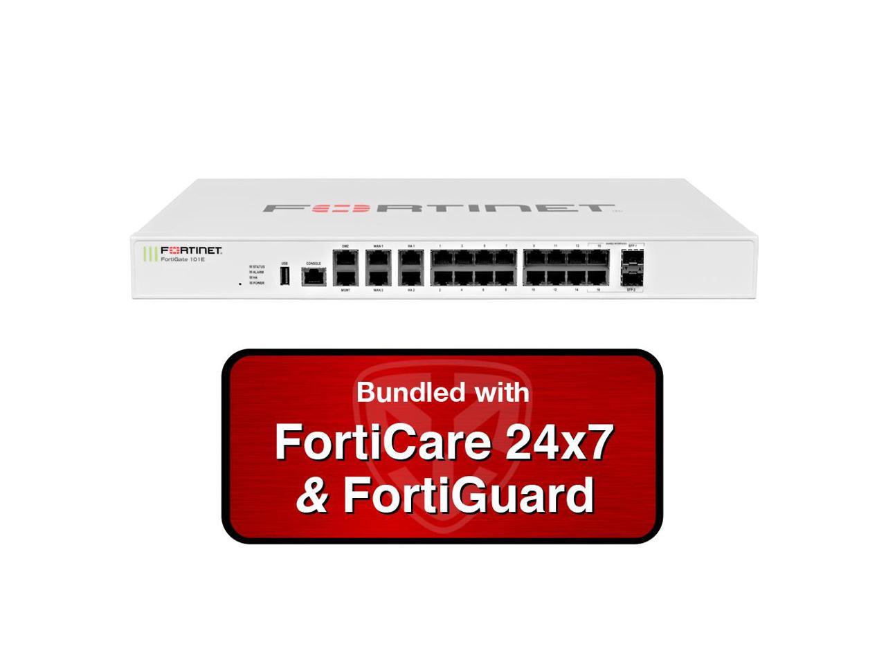 Fortinet FortiGate-101E / FG-101E Next Gen Firewall Security Appliance ...