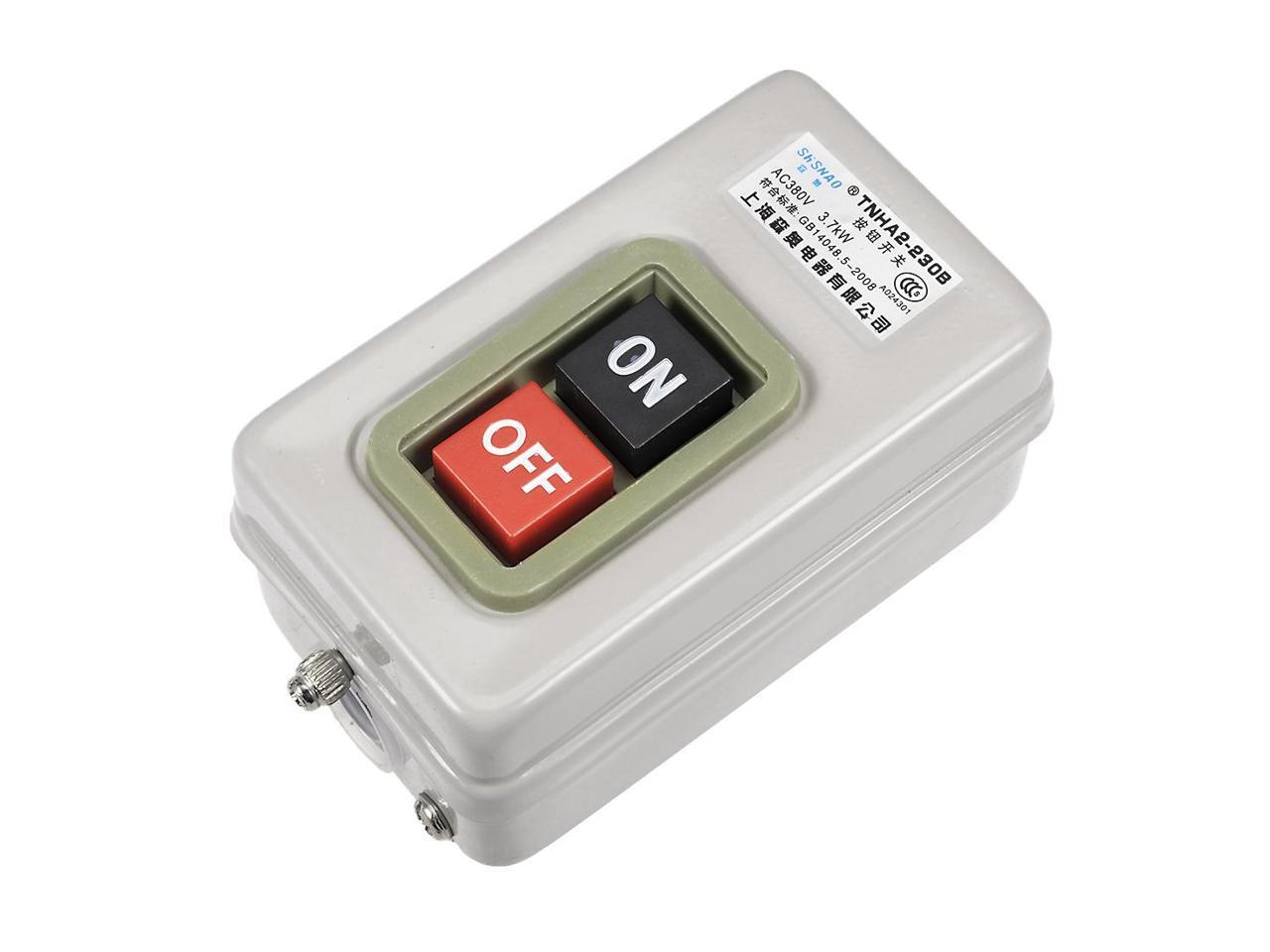 Start Stop Push Button Switch On/Off 3.7KW BS230B for Motor - Newegg.com