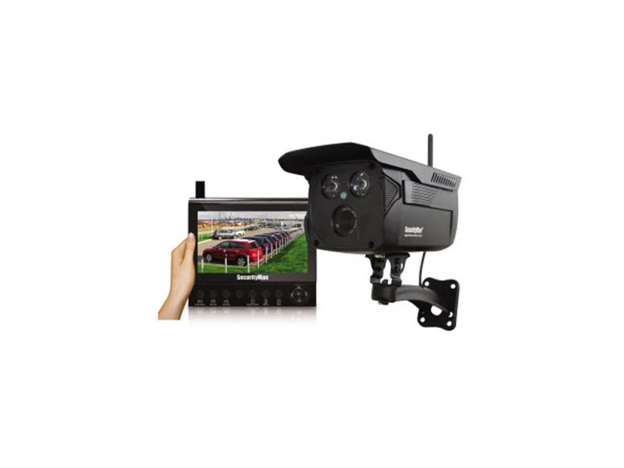 SECURITYMAN DIGIOUTLCD 4-Channel Digital Wireless Security System ...