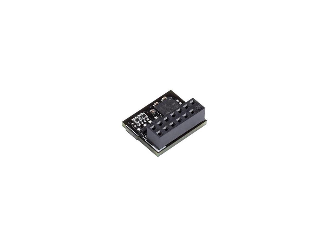 Asus TPM-SPI Accessory SPI 14-1 Pin Nuvoton NPCT750 TPM2.0 Bulk Pack ...