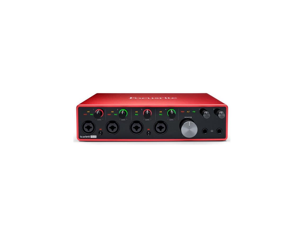 Focusrite Scarlett 18i8 3rd Gen 18x8 USB Audio Interface with XLR and ...