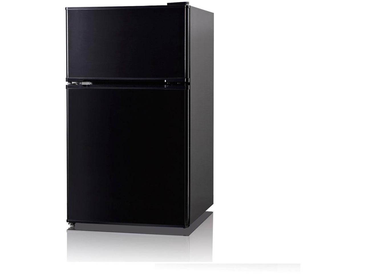 Midea WHD-113FB1 3.1 cu. ft. Compact Refrigerator with Freezer, Black ...