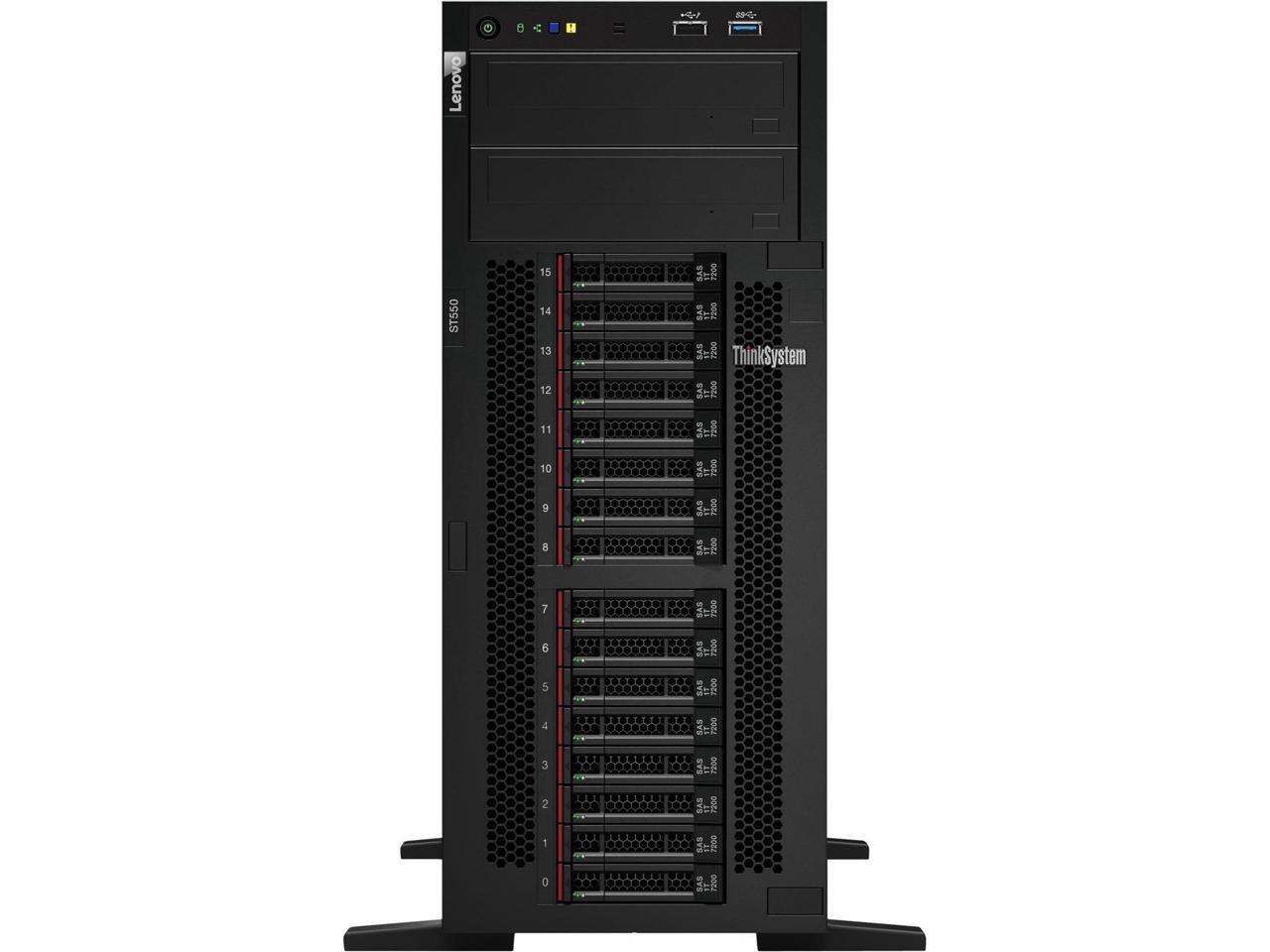 Lenovo ThinkSystem ST550 7X10A0B3NA 4U Xeon Silver 4210 16GB Tower ...