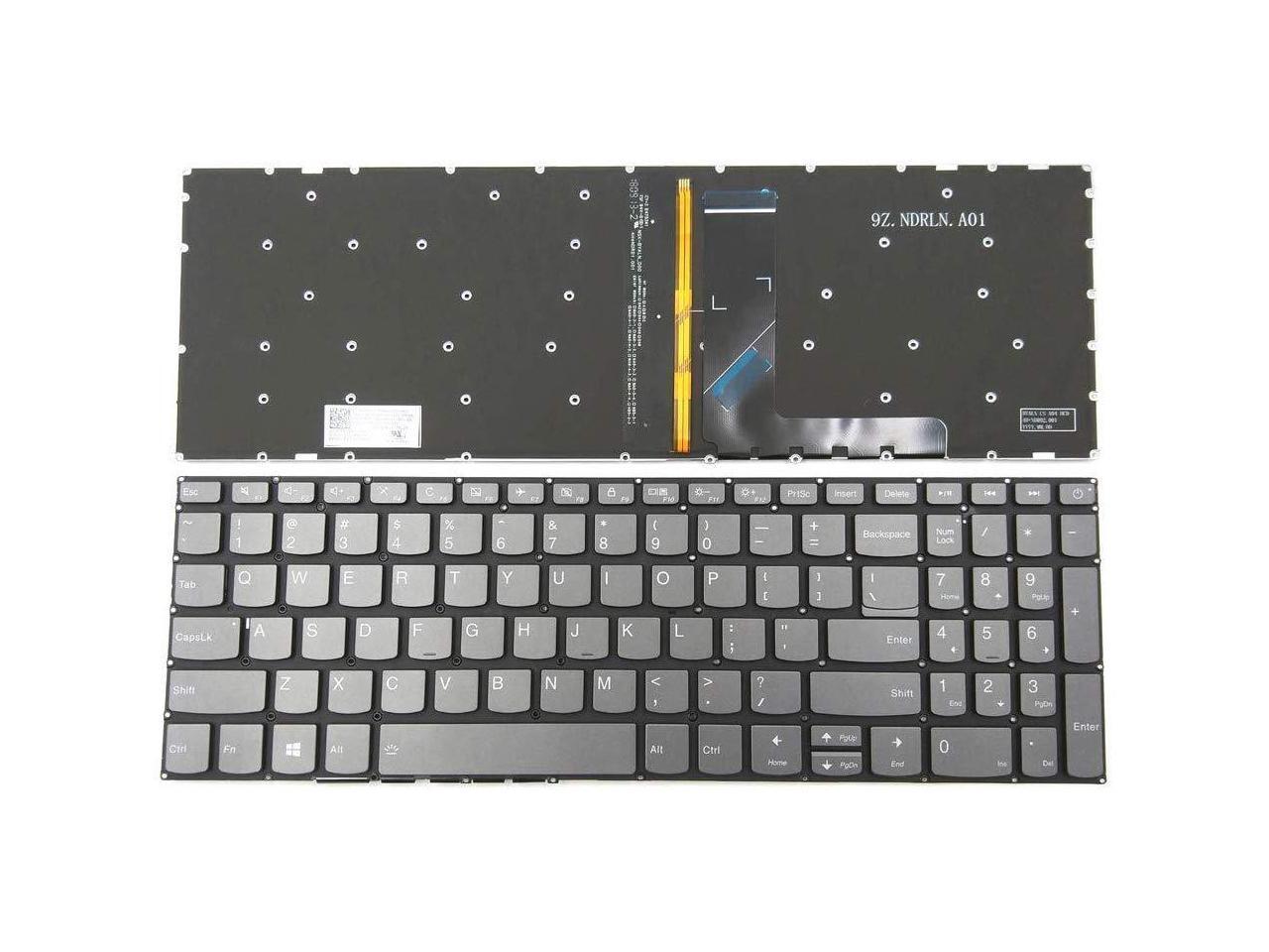 New US Black English Backlit Laptop Keyboard (without palmrest ...