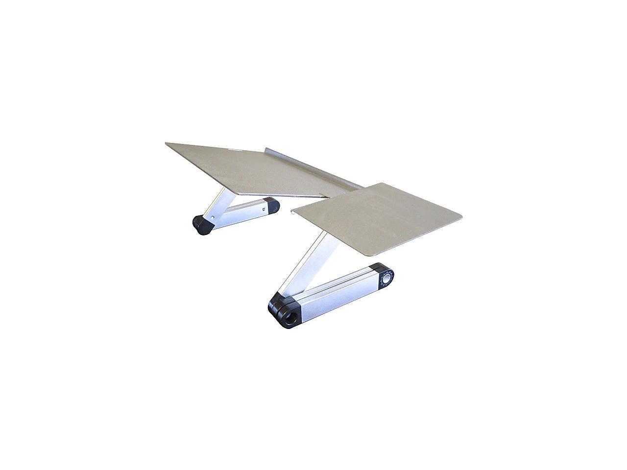 WorkEZ Keyboard and Mouse Tray ergonomic on-desk riser stand adjustable ...