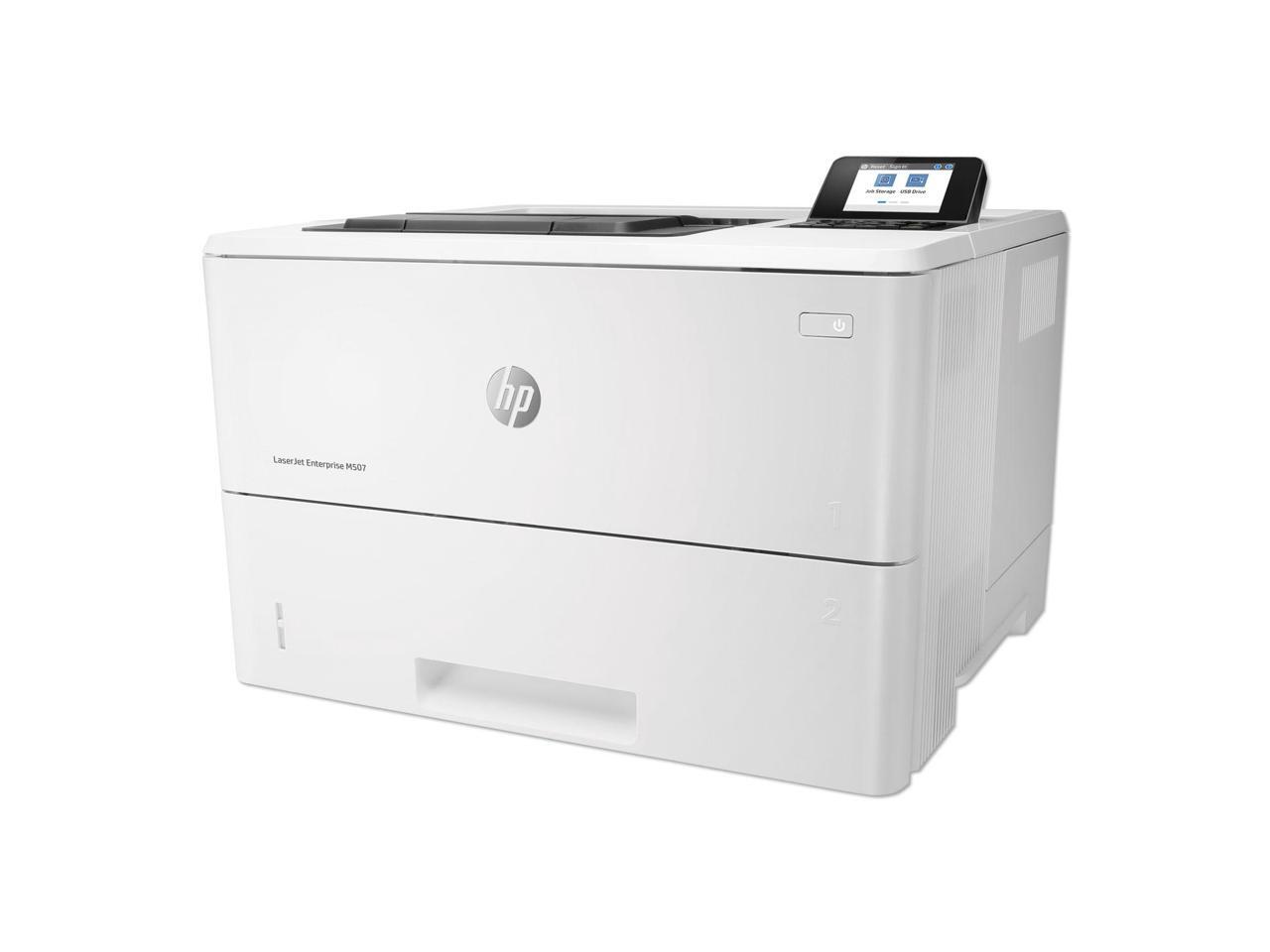 HP LaserJet Enterprise M507n Monochrome Ethernet (RJ-45) / USB Laser ...