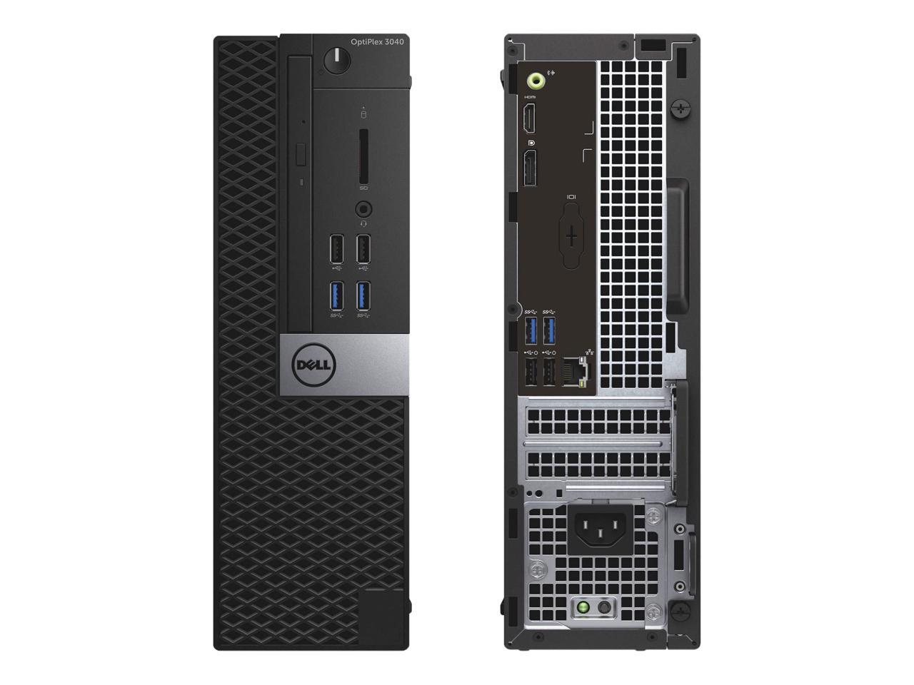 Refurbished: Dell OptiPlex 3040, Small Form Factor, Intel Core i3-6100 up to 3.70 GHz, 16GB DDR3 ...