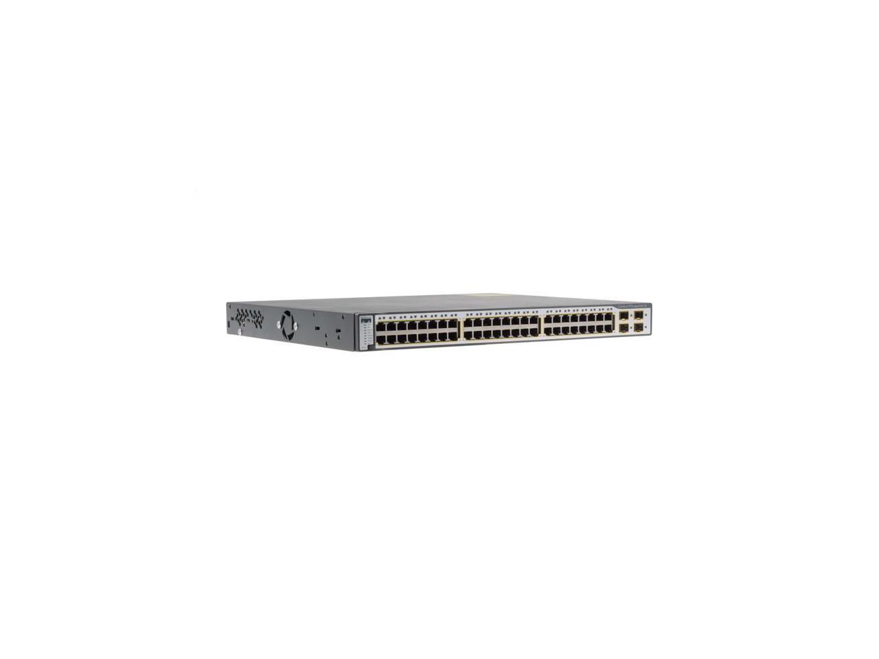 Cisco 3750 Series 48 Port PoE Switch, WS-C3750-48PS-E - Newegg.com