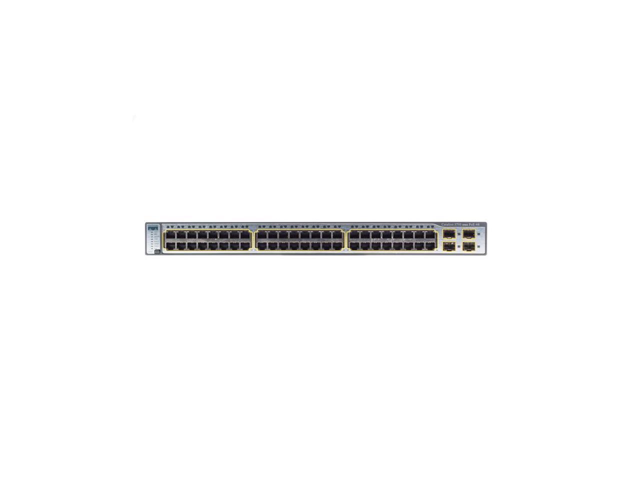 Cisco 3750 Series 48 Port PoE Switch, WS-C3750-48PS-E - Newegg.com