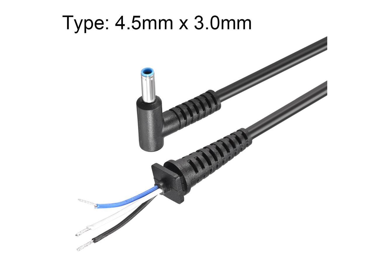 1.2M/6FT 4.5mm x 3.0mm Male Plug DC Power Adapter Right Angle Cable ...