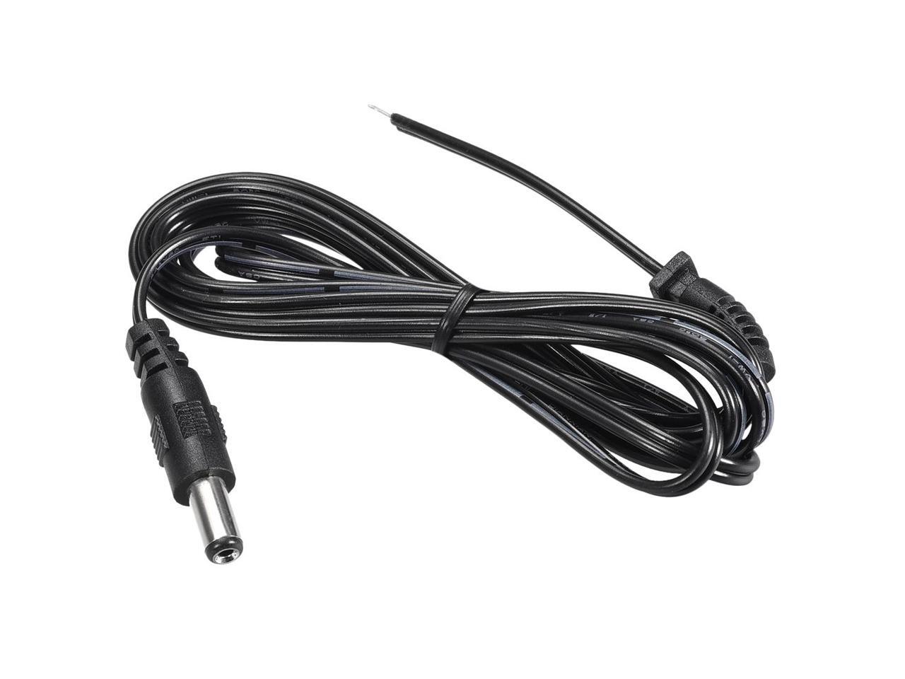 10pcs 1.5M/5FT 5.5mm x 2.1mm 1A Male Plug DC Power Adapter Connector Cable Cord - Newegg.com