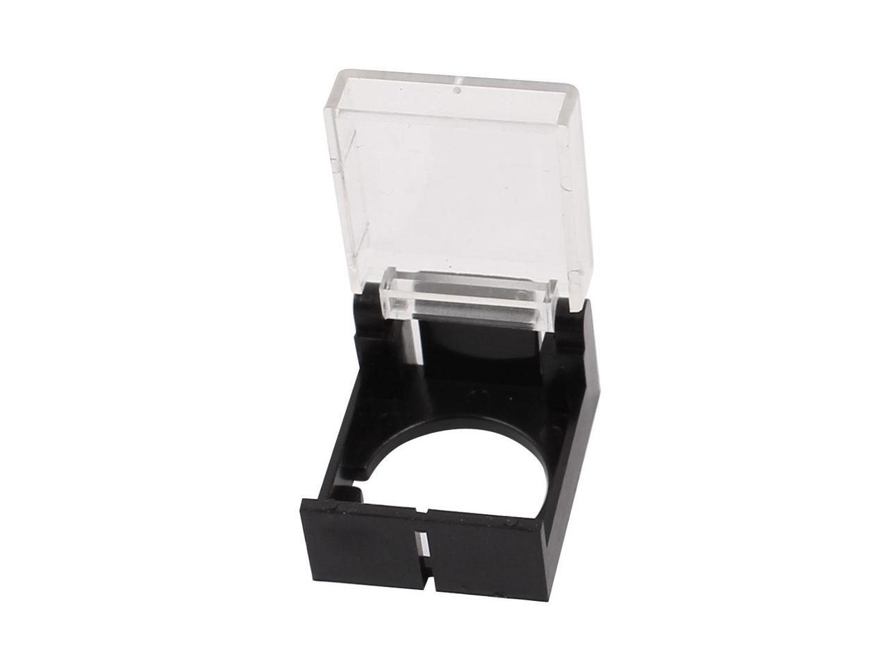 Square Black Clear Plastic Push Button Switch Protector Guard - Newegg.com