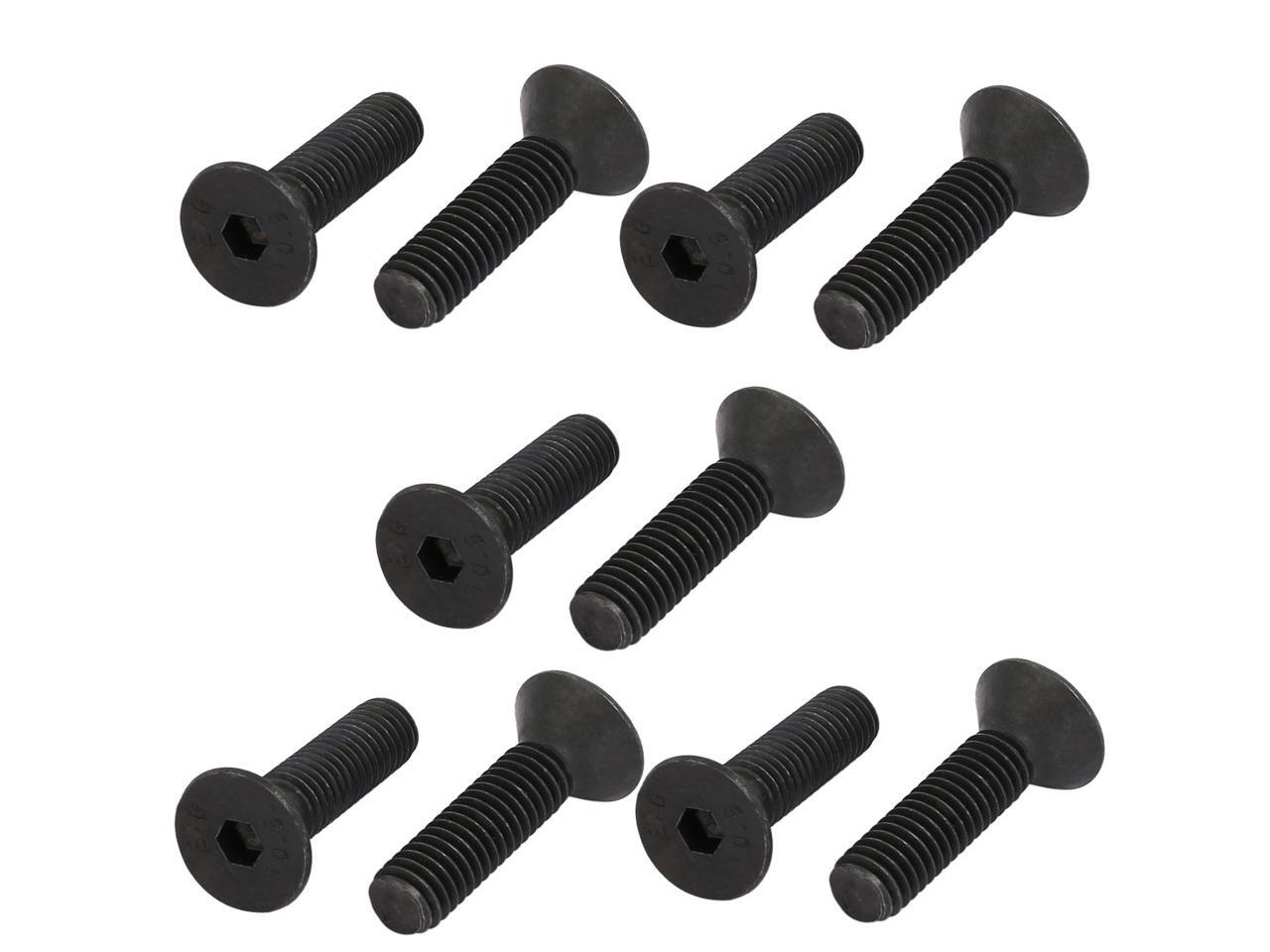 3 8 16 X 1 1 2 Alloy Steel Flat Head Hex Socket Cap Screw 10pcs
