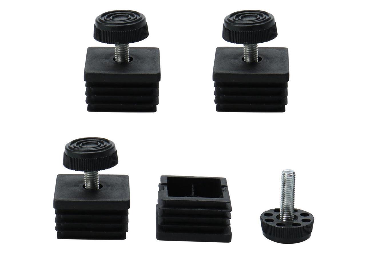 Leveling Feet 30 x 30mm Square Tube Inserts Furniture Adjustable ...