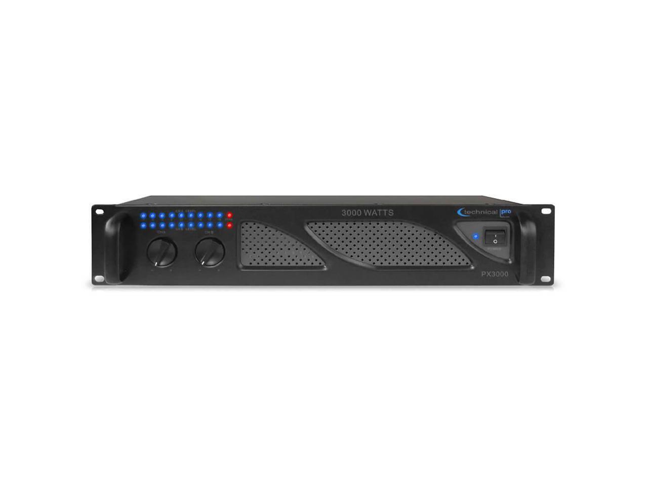 Technical Pro Professional 2-Channel 3000 Watt Power Amplifier - Newegg.com