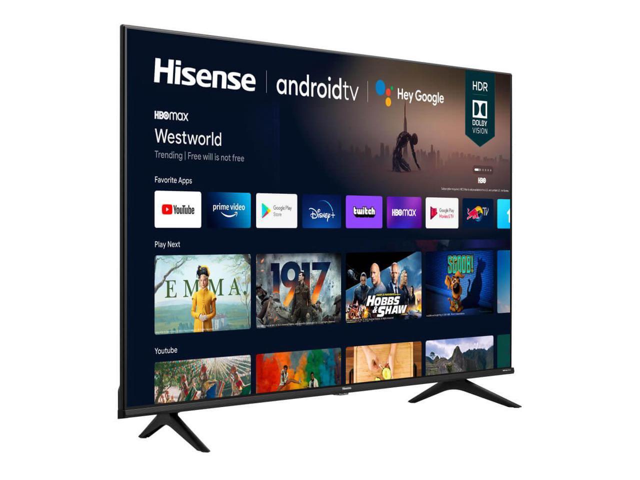 Hisense 55A6G 55 Inch A6G Series 4K UHD Android Smart TV Newegg
