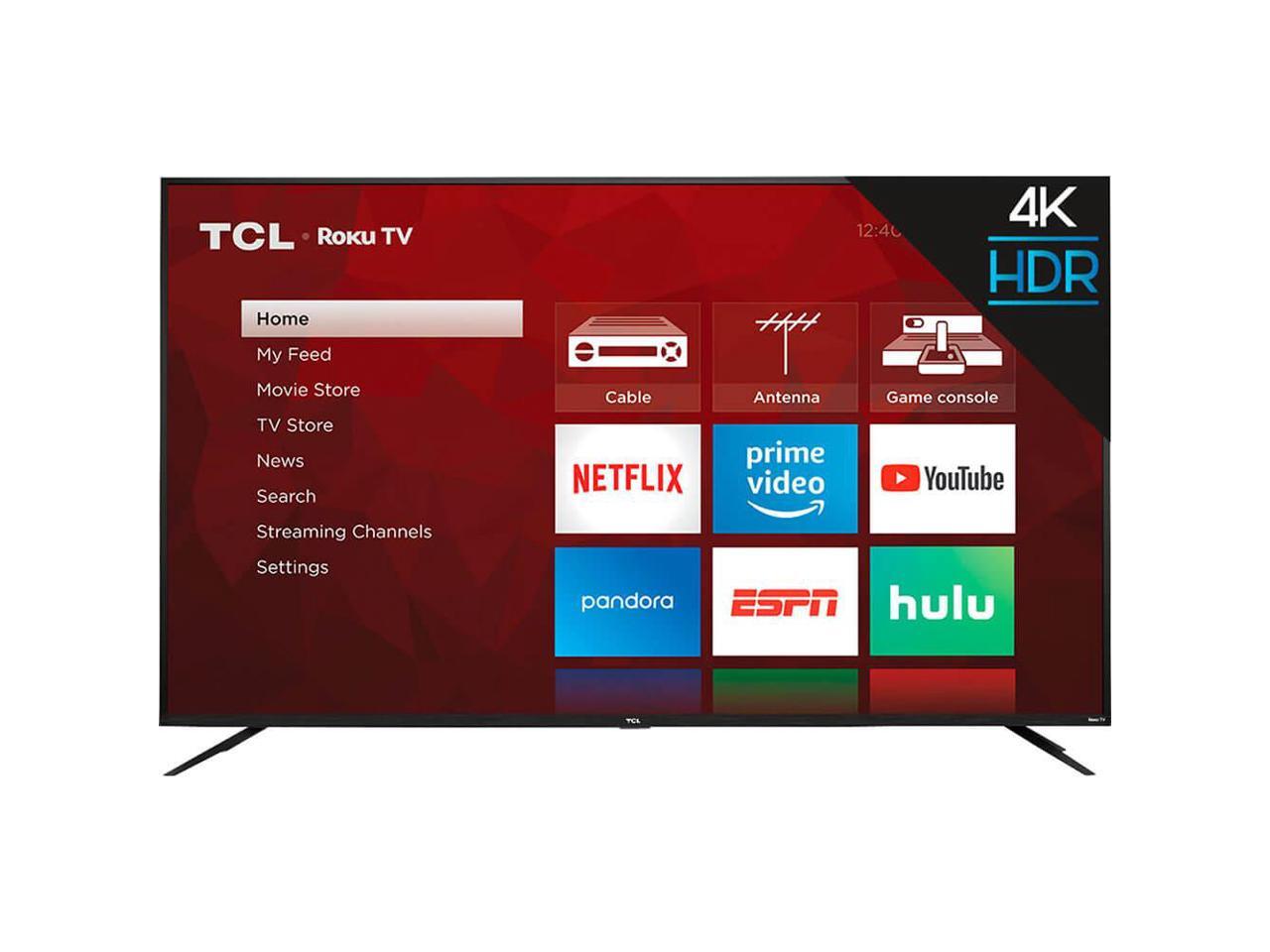 TCL 85" Class 4-Series 4K UHD HDR LED Smart ROKU TV - 85S435 - Newegg.com