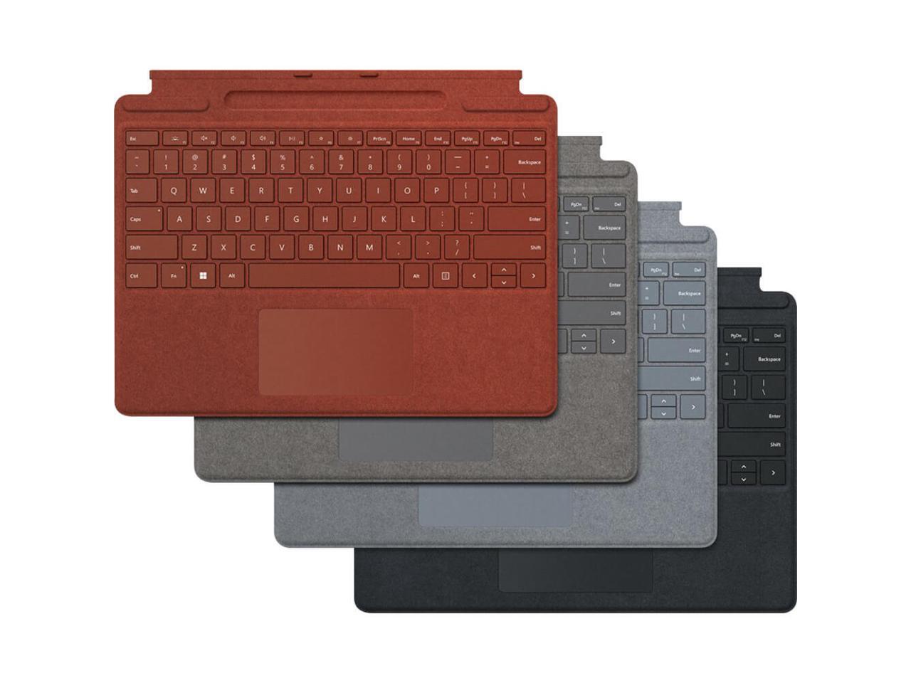 Microsoft 8XA-00021 Surface Pro Signature Keyboard Poppy Red - Newegg.com
