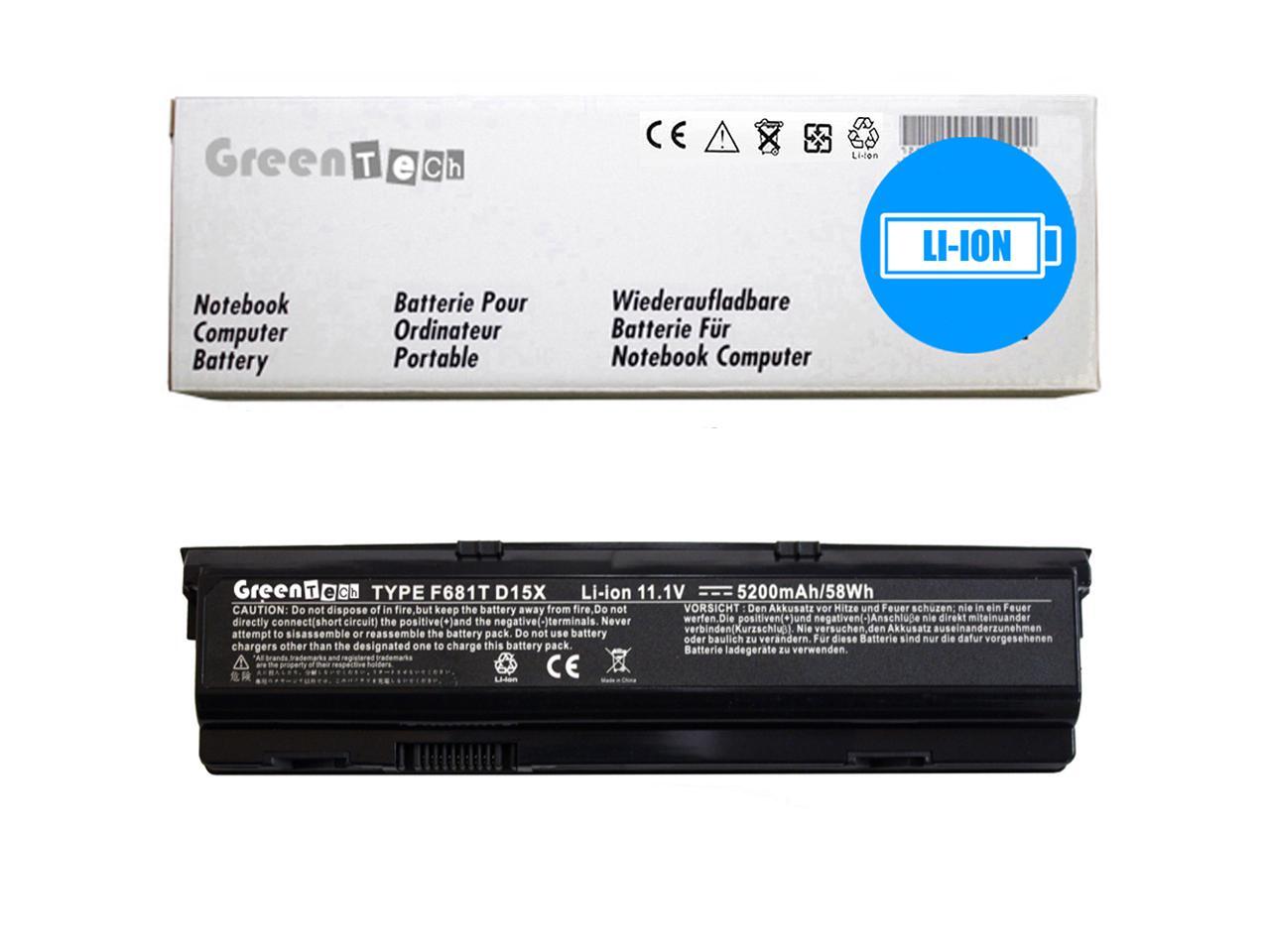 GREENTECH F681T BATTERY FOR ALIENWARE M15X M15X R1 P08G 11.1V 58WHR ...