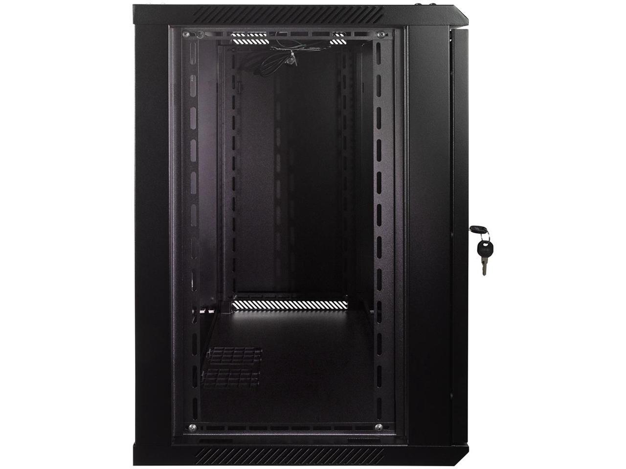 NavePoint 12U Wall Mount Consumer Series Server Cabinet Network ...