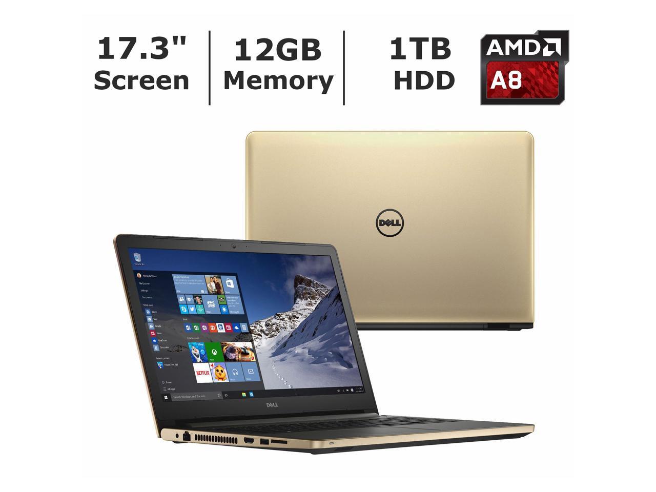 Dell Inspiron 17 5000 5755 17.3" 16:9 Notebook 1600 x 900 AMD A-Series ...