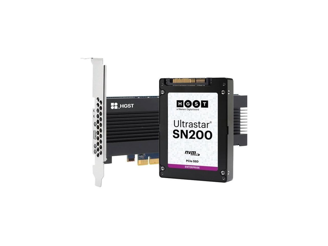 HGST Ultrastar SN200 6.4TB HH-HL add-in card PCI PCIe 3.0 x8 NVMe 1.2 ...