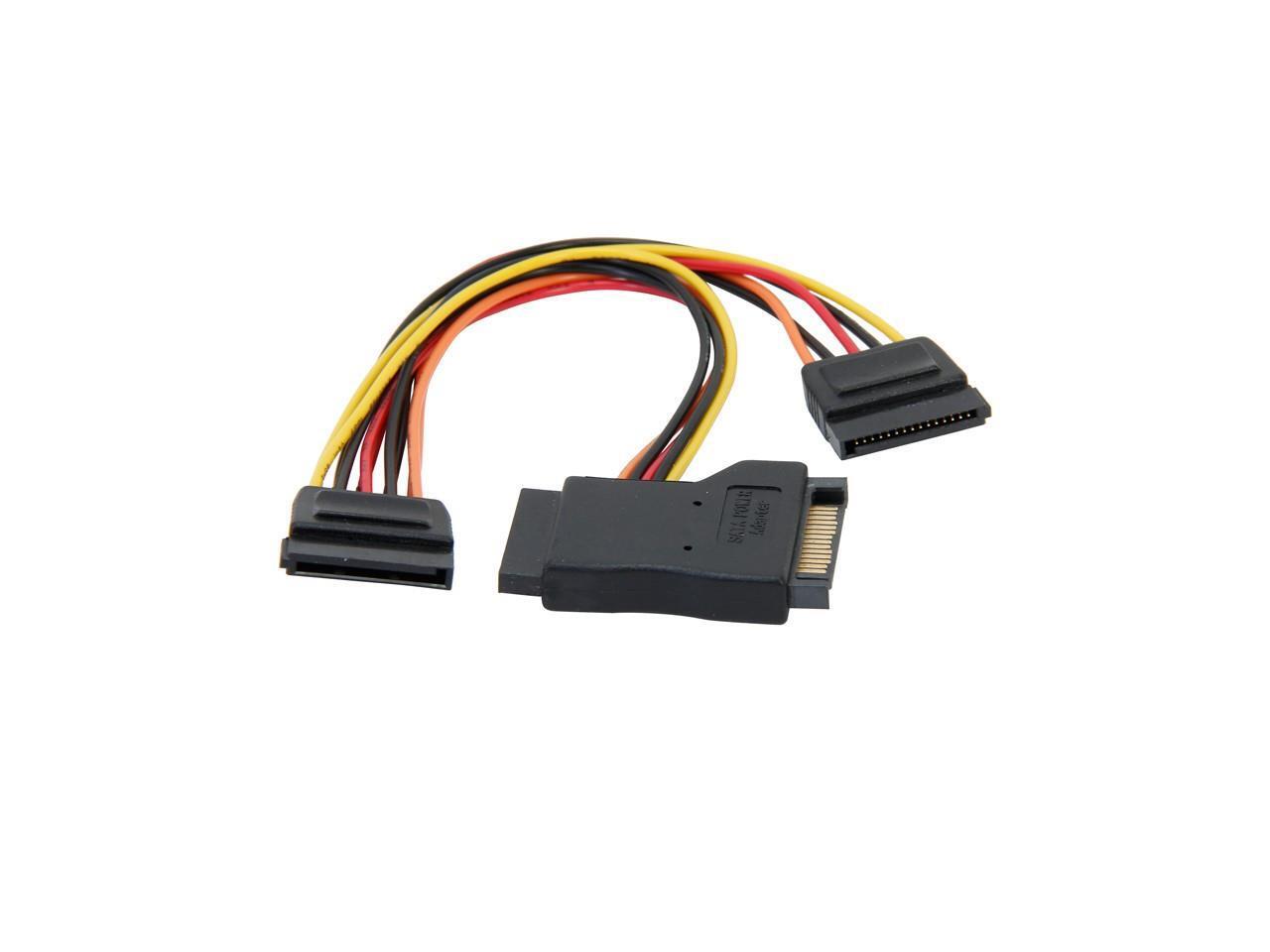 EN-Labs SATA 15pin Power Splitter Cable 1x3, 3 Ports SSD Power Adapter ...