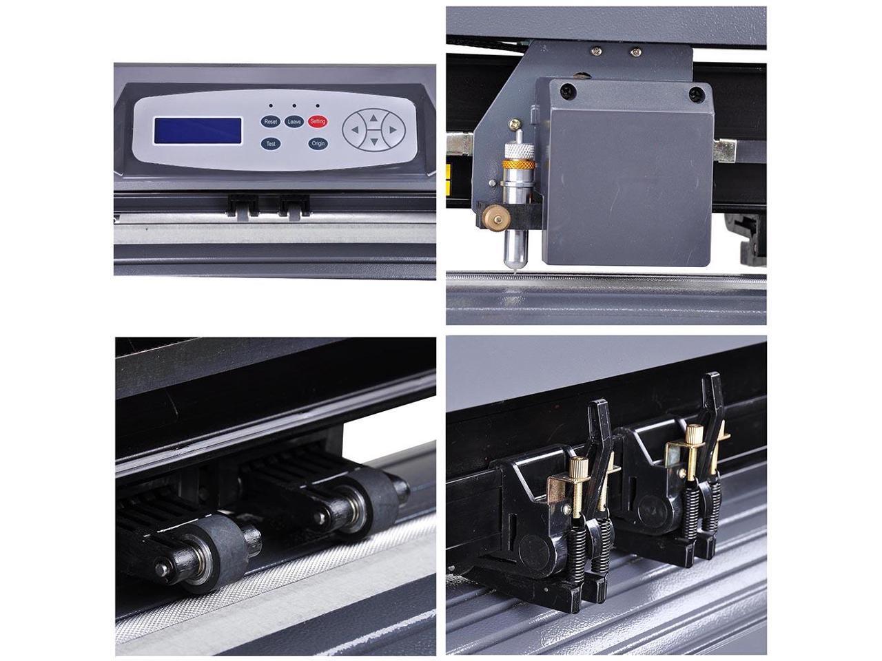 28" Vinyl Cutter Machine 720mm Sign Cutting Plotter Signmaster Software ...