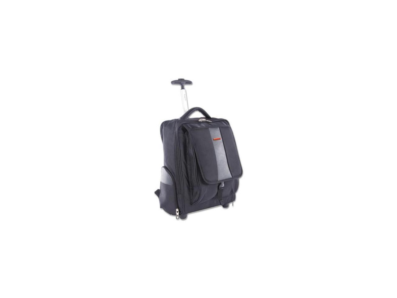 Swiss Mobility Black Litigation Backpack On Wheels, Holds Laptops 15.6 ...