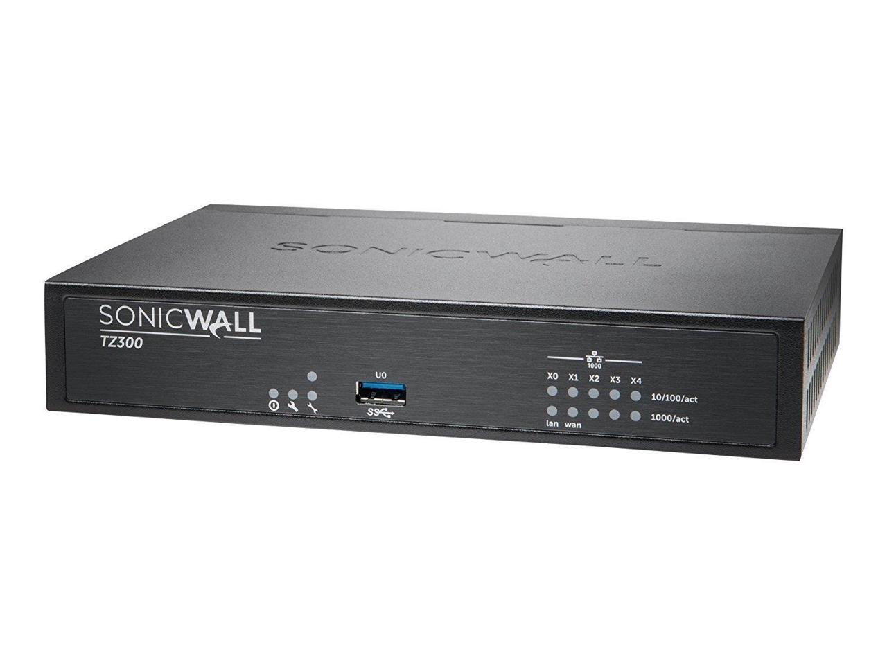 Sonicwall 01-SSC-1355 TZ300 Gen5 Firewall Replacement with 1yr ...