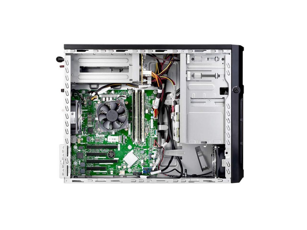 HP ProLiant ML30 Gen10 Tower Server Bundle with 16GB USB Flash Drive, Intel Xeon E-2124 3.3GHz ...