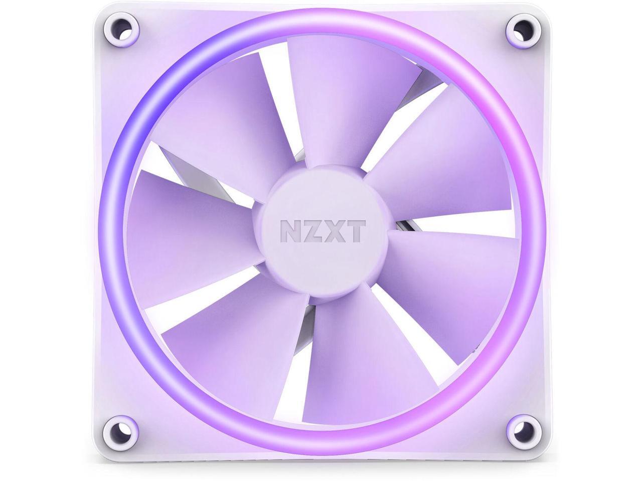 NZXT F120RGB Duo - 120mm Dual-sided RGB Fan - Single Pack (White ...
