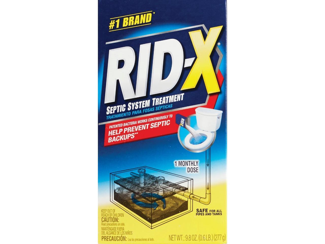 Rid X Septic Tank Powder 9.8 Reckitt Benckiser Septic Tank Cleaner ...