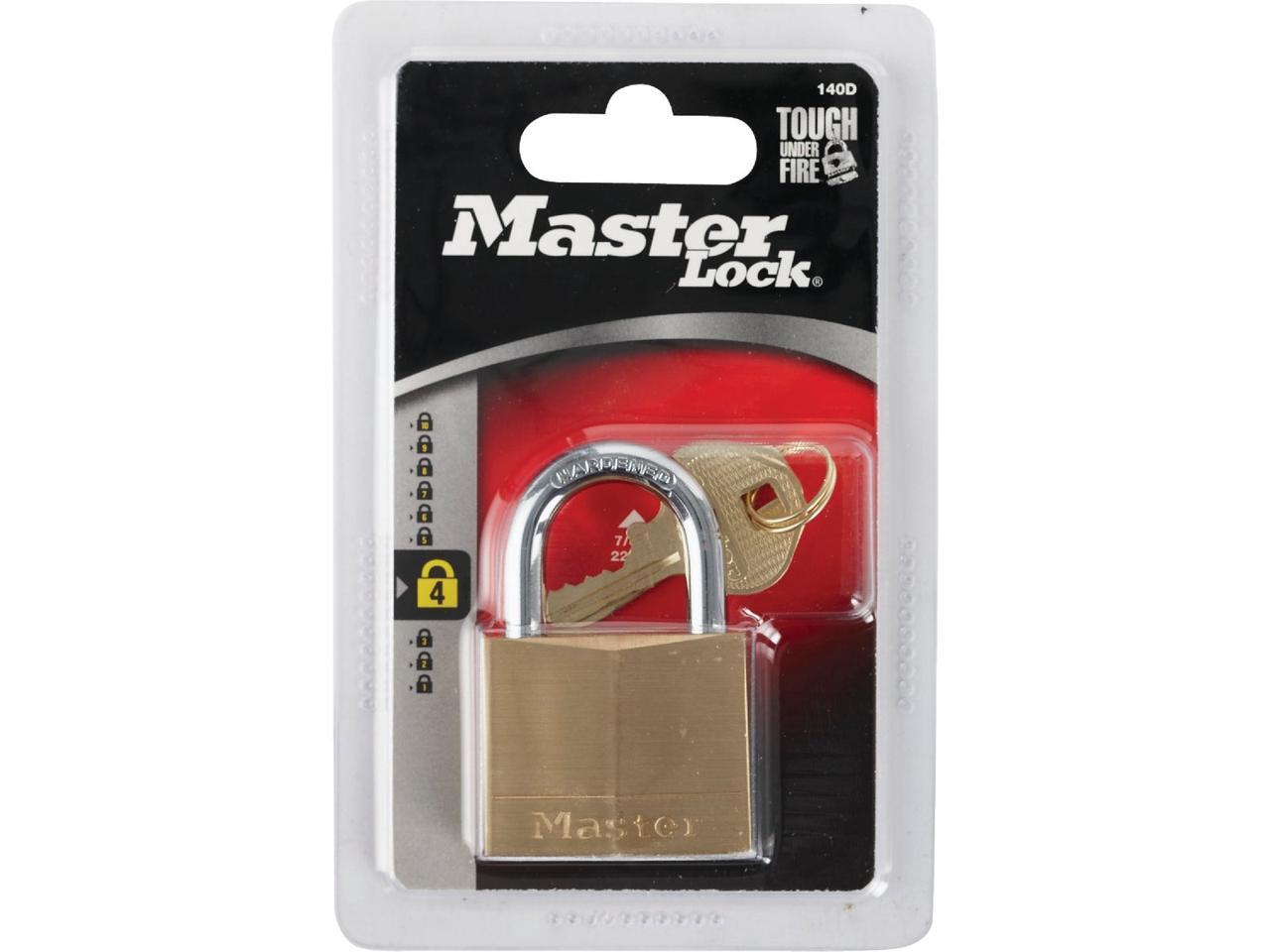 Master Lock 140D 9/16-in Brass Padlock - Newegg.com