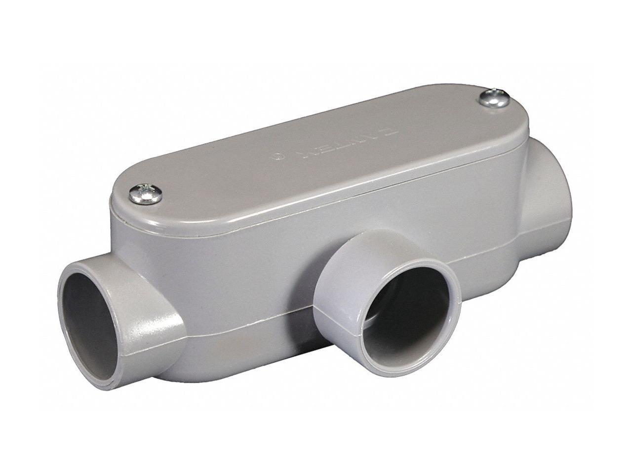 CANTEX 5133565 Conduit Outlet Body, PVC, T, Standards: UL - Newegg.com