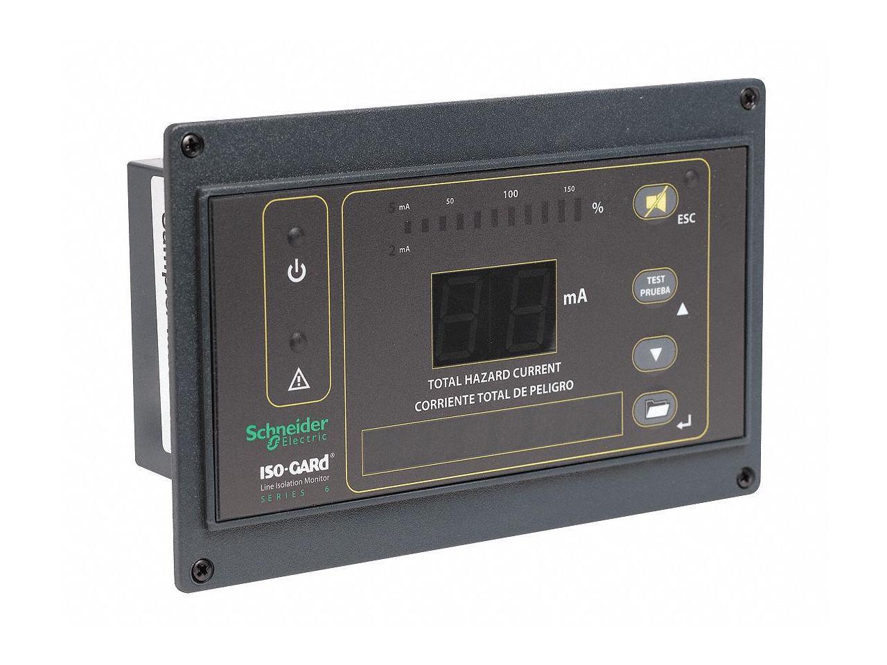 SCHNEIDER ELECTRIC IG6M Line Isolation Monitor,100-240VAC - Newegg.com