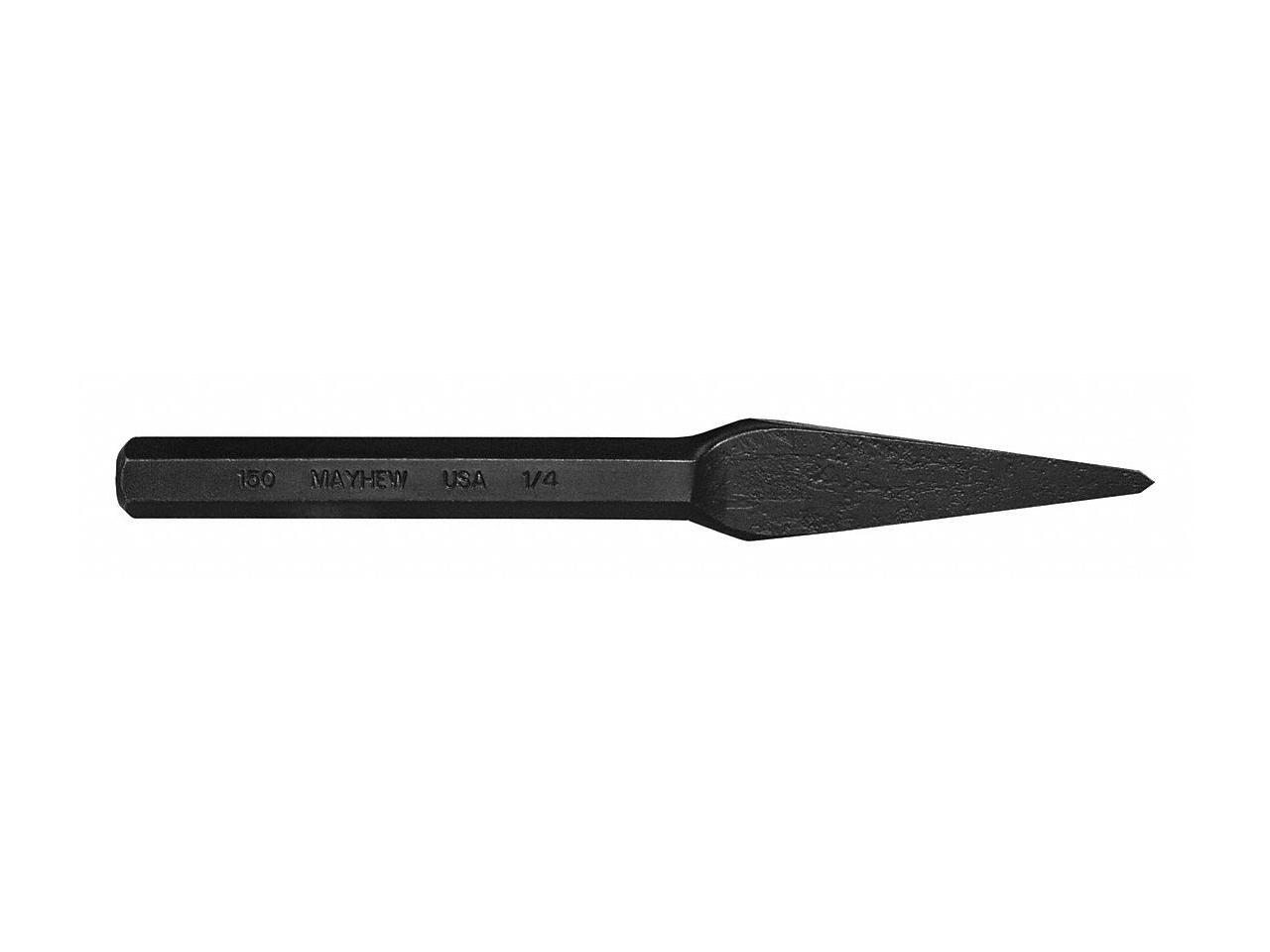 Mayhew Pro Cape Chisel, 1/4 in. x 5-5/8 in., Steel 1/4" Steel 10402MAY ...