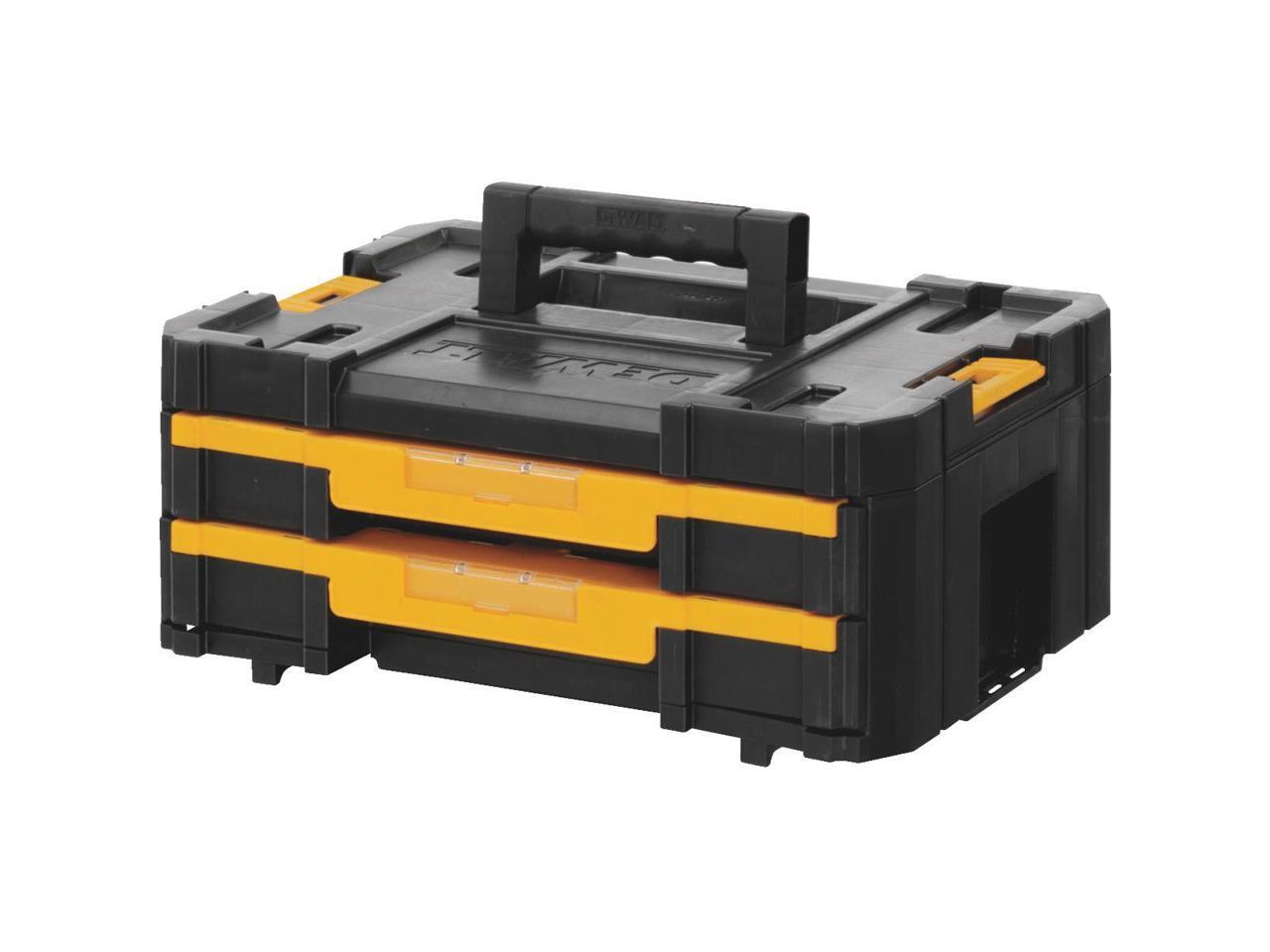 Dewalt DWST17804 TSTAK-4 2-Drawer Stackable Organizer - Newegg.com