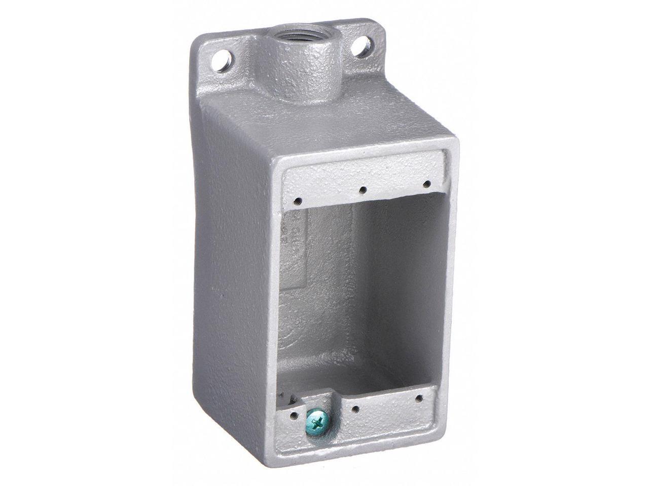 KILLARK FD-1M Weatherproof Electrical Box, 28 cu in, FD Box, 1 Gang ...