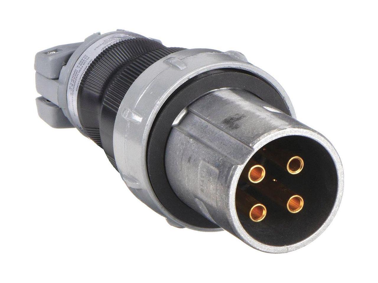HUBBELL HBL560PS1W Pin and Sleeve Plug,4P,5W,60A,600VAC - Newegg.com