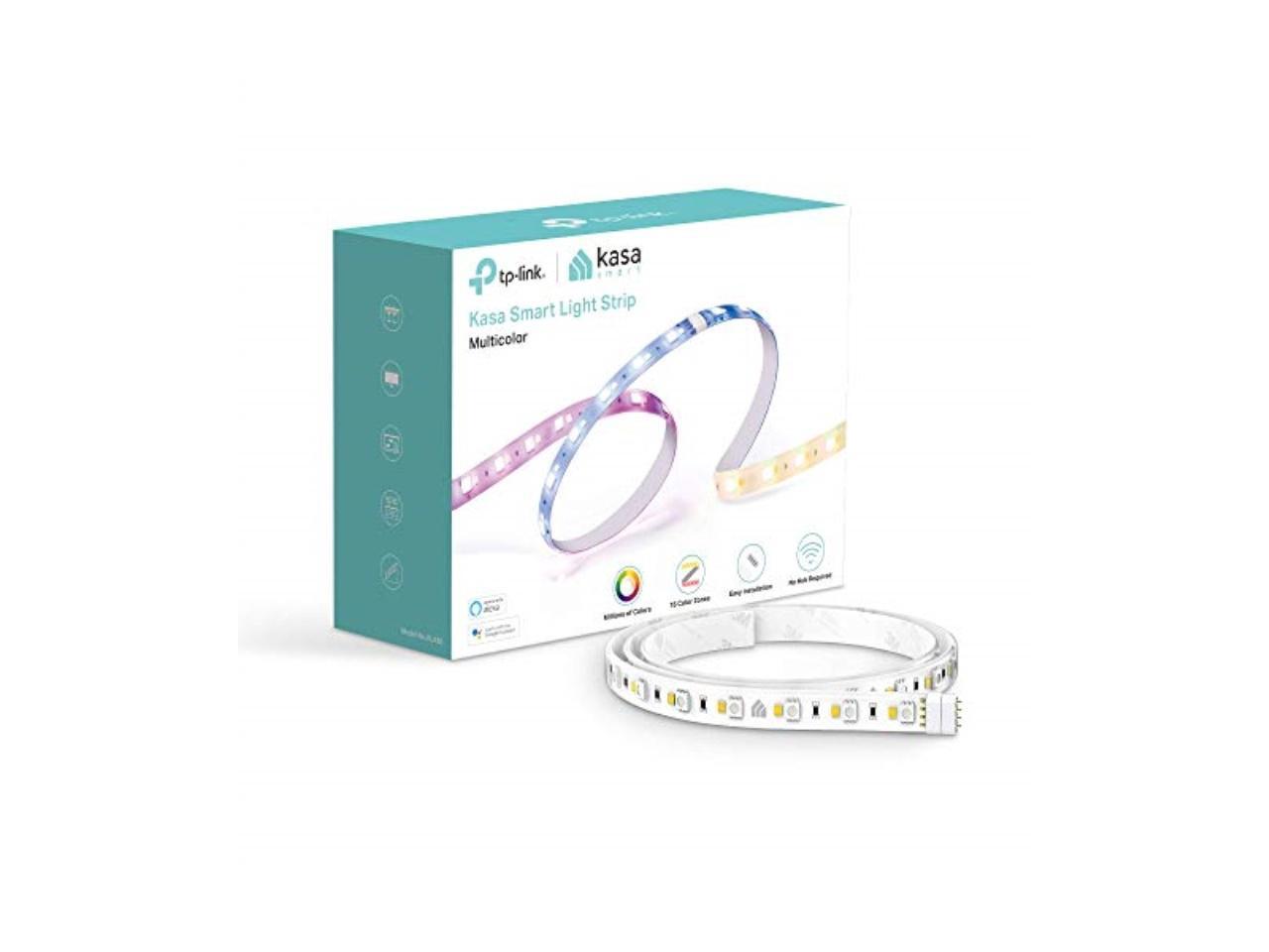 Kasa Smart LED Light Strip KL430, 16 Color Zones RGBIC, 6.6ft Wi-Fi LED ...