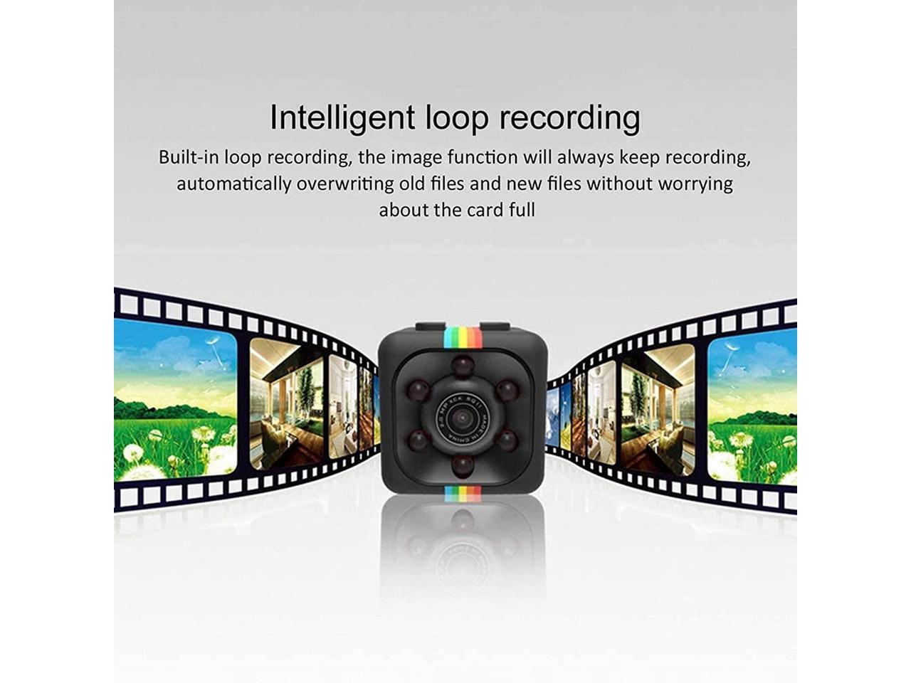 Wireless Camera Mini Hidden Spy Camera Portable Small Nanny Cam Voice ...