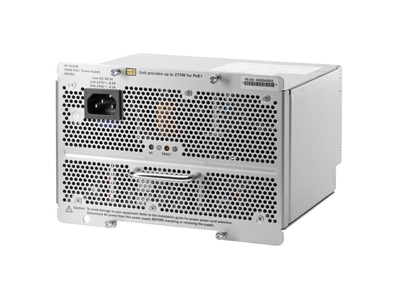 Hp 5400r 700w Poe+ Zl2 Power Supply - 700 W - 120 V Ac, 230 V Ac ...