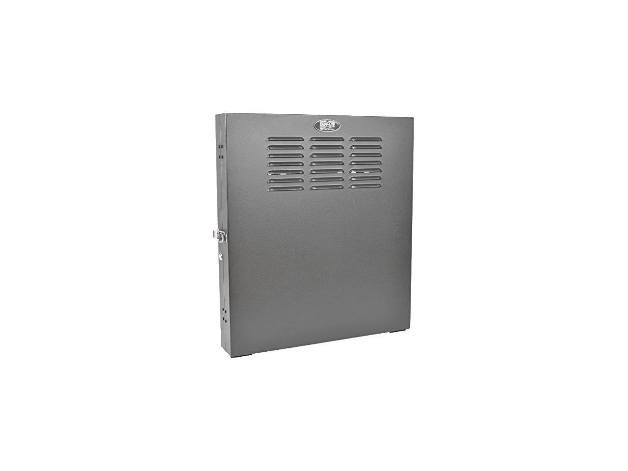 Tripp Lite 2U Low-Profile Vertical-Mount Switch-Depth Wall-Mount Rack ...