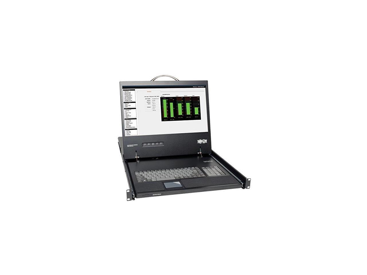 Tripp Lite B021-000-19-HD2 Rack Console Dvi Vga 19In Lcd 1Urm For Kvm ...