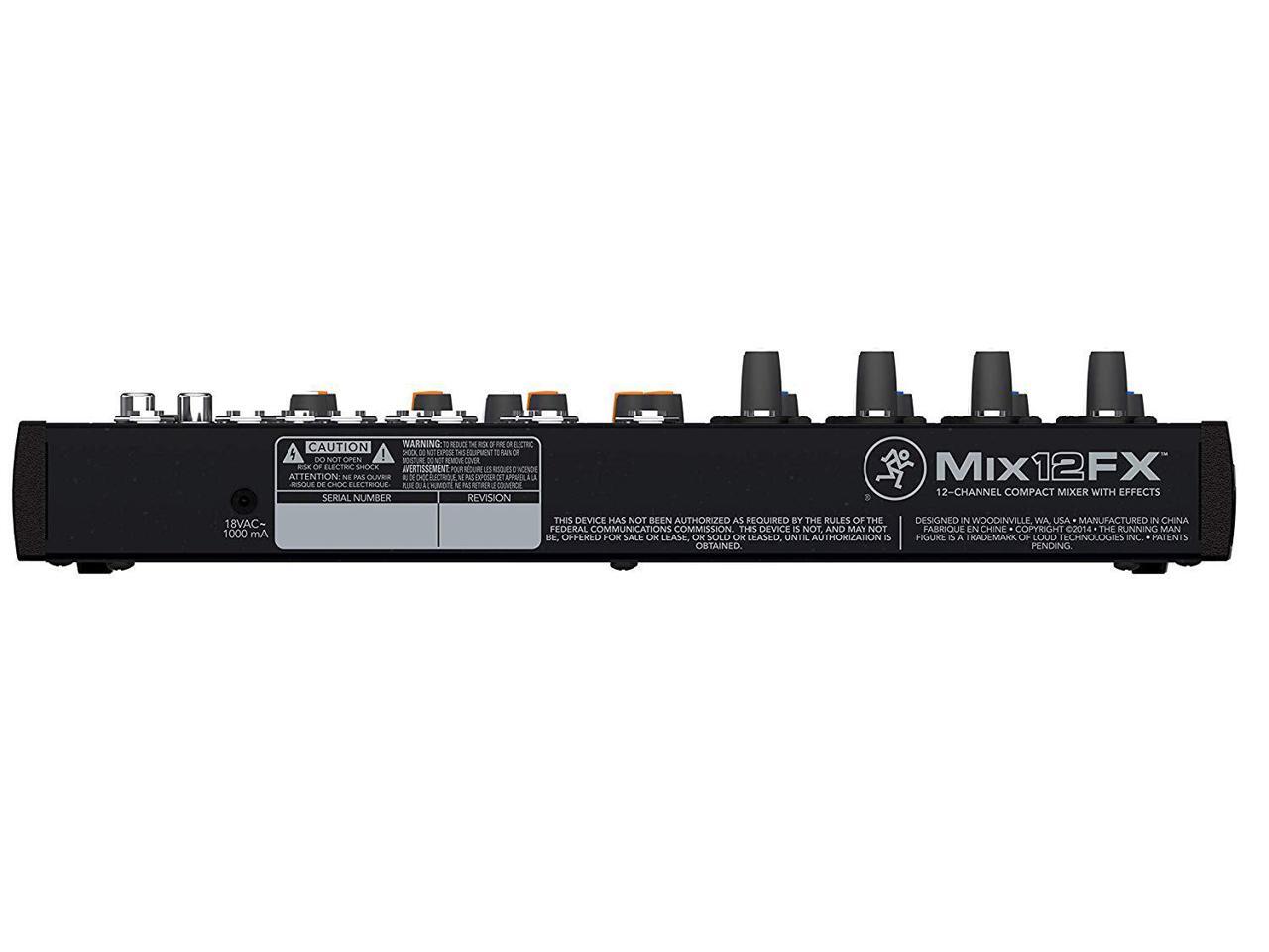 Mackie Mix12FX 12-Channel Compact Mixer with Effects - Newegg.com