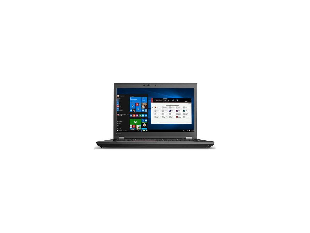 Lenovo ThinkPad P72 17.3" Windows 10 Pro 64-Bit Mobile Workstation ...