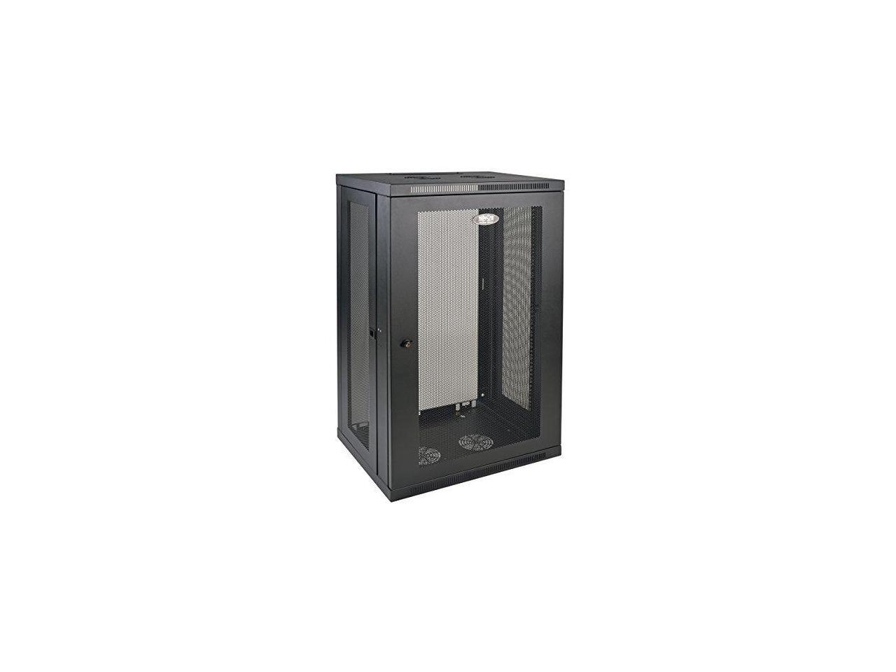 Tripp Lite 21U Low-Profile Switch-Depth Wall-Mount Rack Enclosure ...