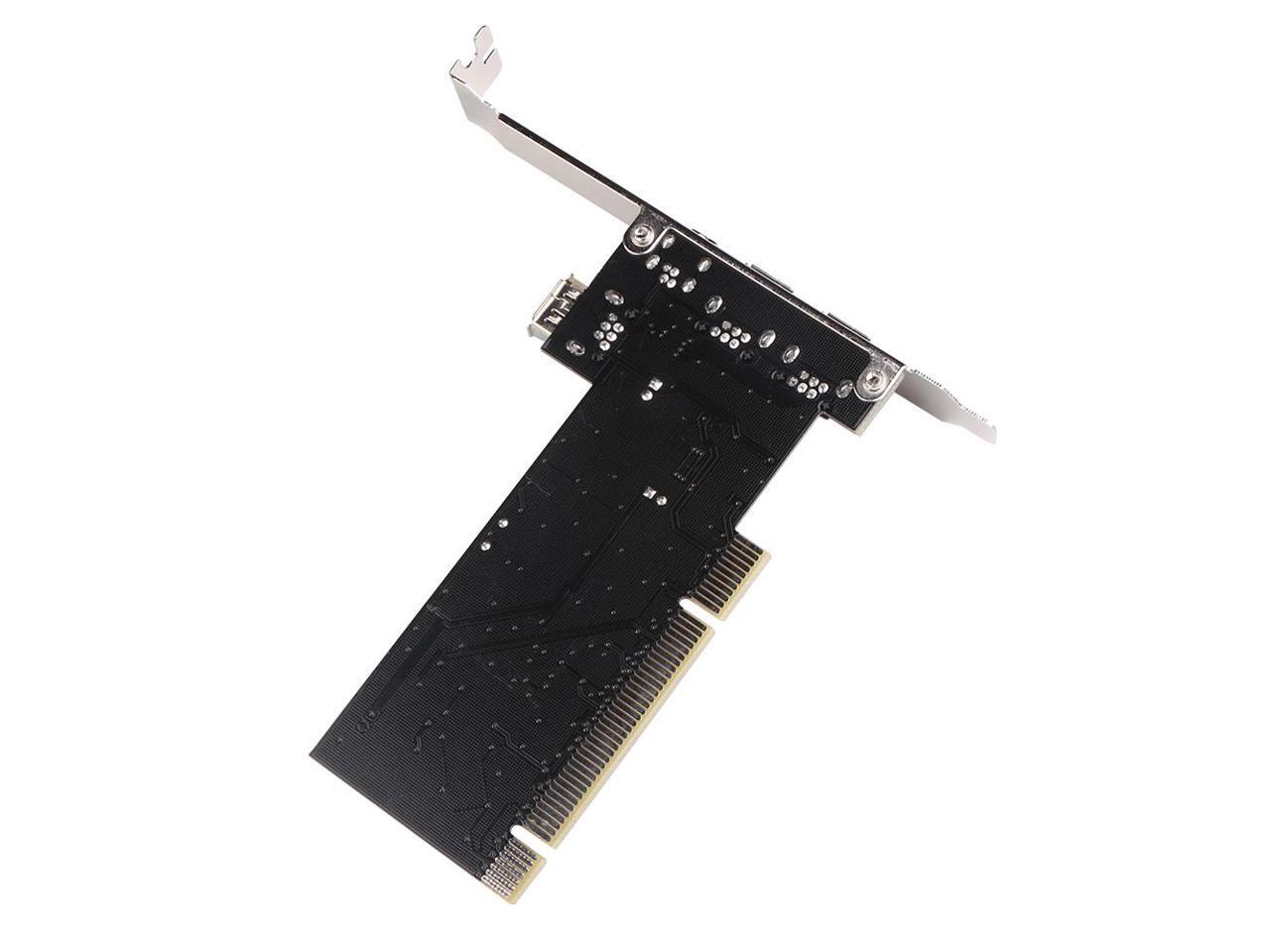 PCI to 6-Pin / 4-Pin IEEE 1394 Controller Card with Firewire Cable for ...