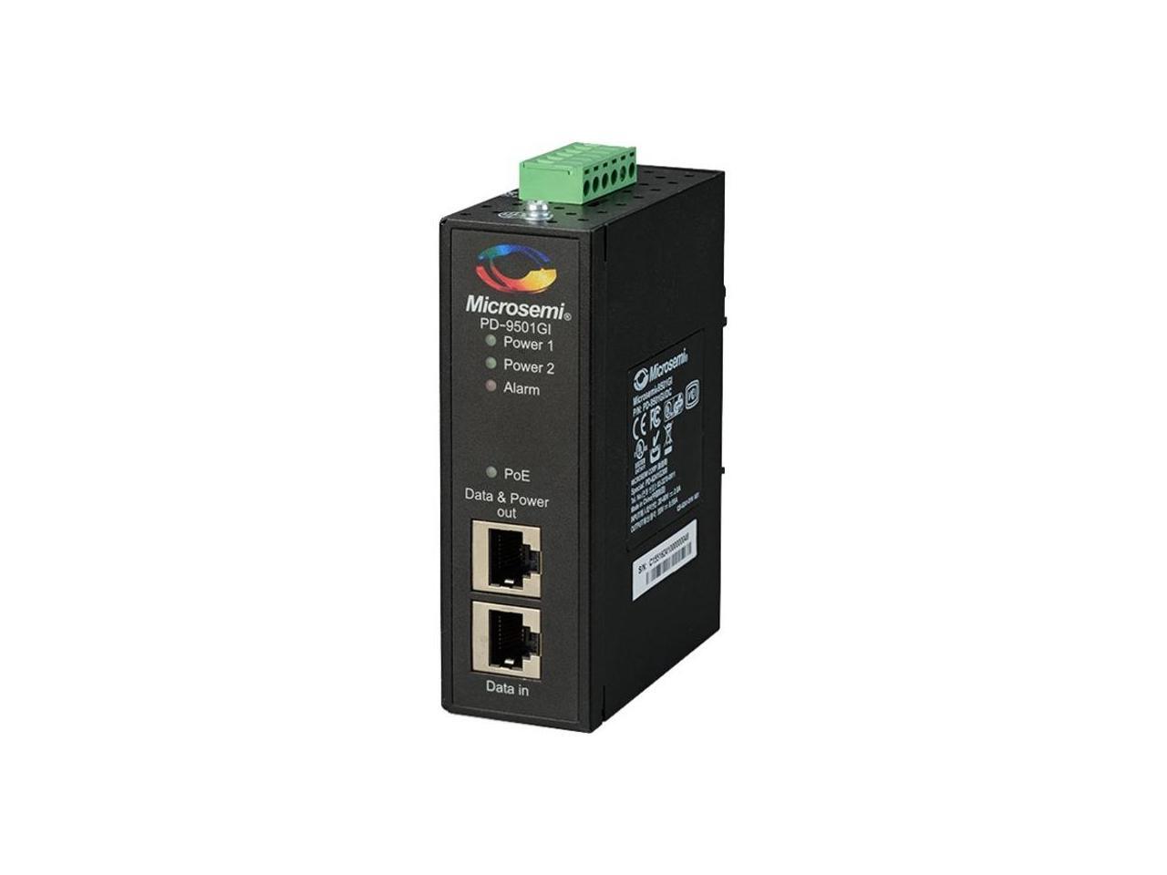 Microsemi PD-9501GI/DC 1-port 60W Industrial PoE Injector - Newegg.com